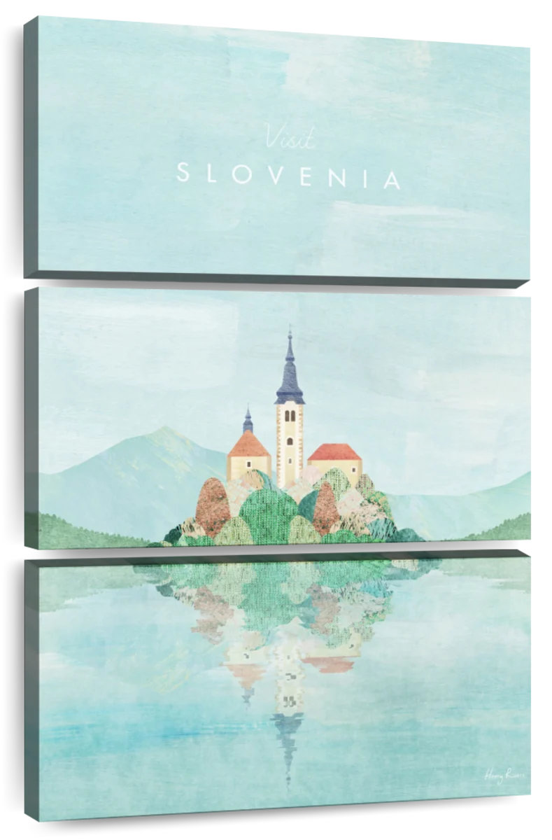 Ebern Designs Masam Slovenia Vintage Travel Poster | Wayfair