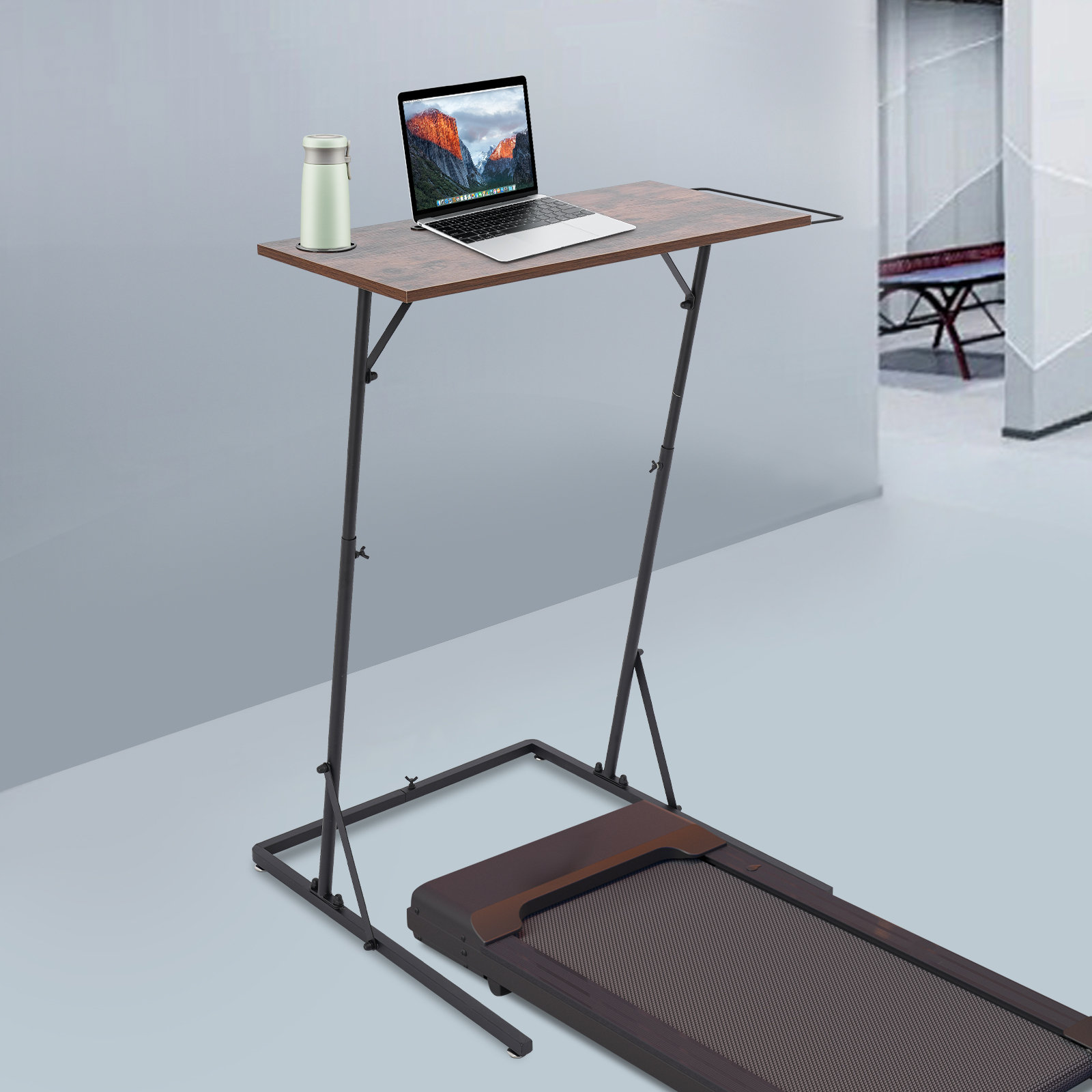 17 Stories Adjustable Bike Trainer Fitness Desk | Wayfair
