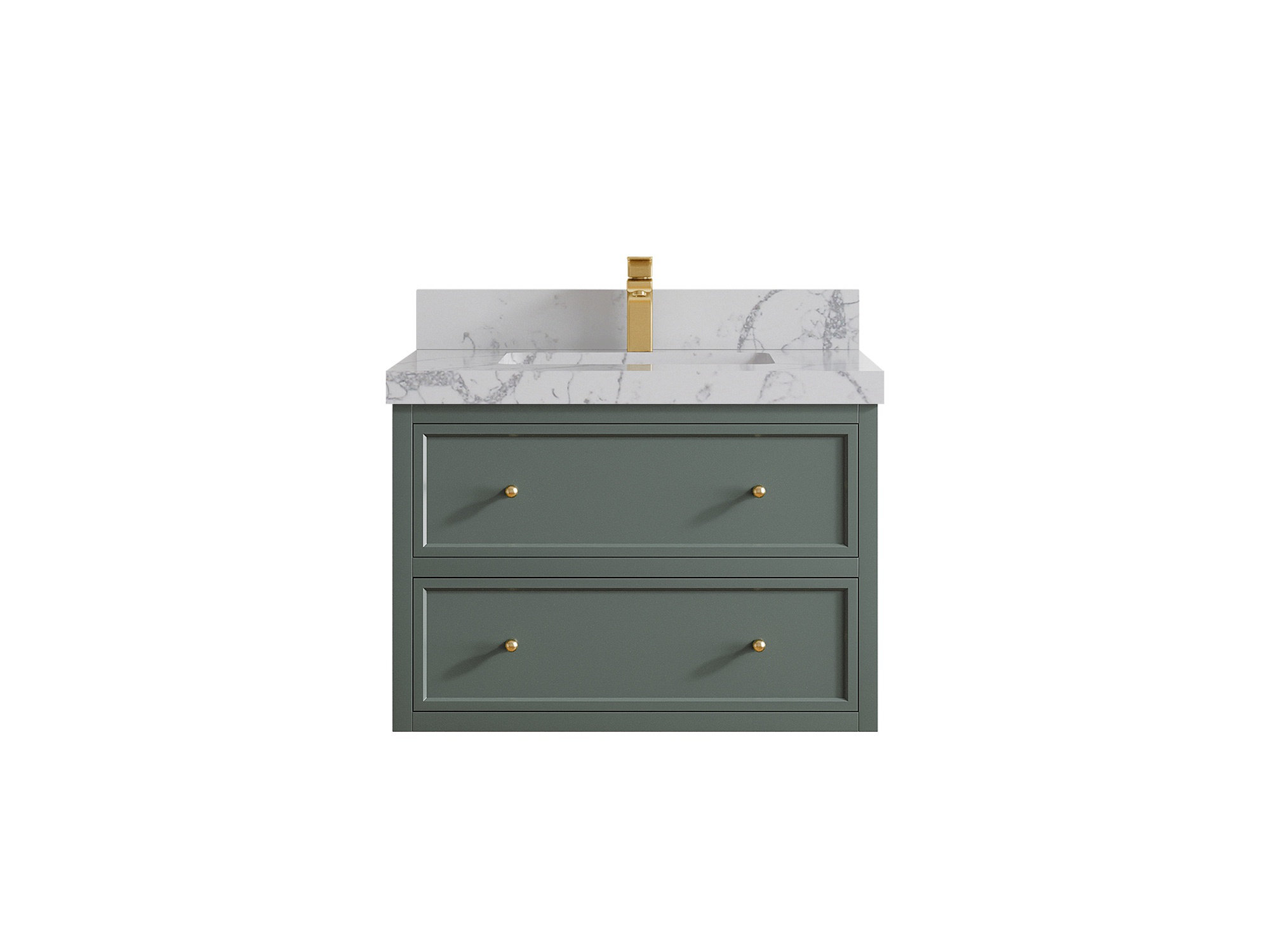 Willow Collections Roswell Floating 30'' Single Bathroom Vanity with ...