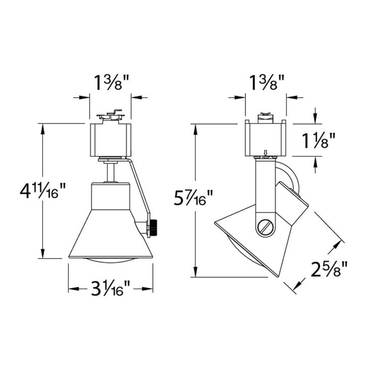 WAC Lighting Miniature Adjustable Track Lighting Head & Reviews | Wayfair
