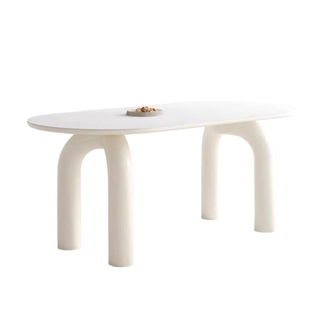 Hokku Designs Preglo Oval 31.49'' W Dining Table | Wayfair