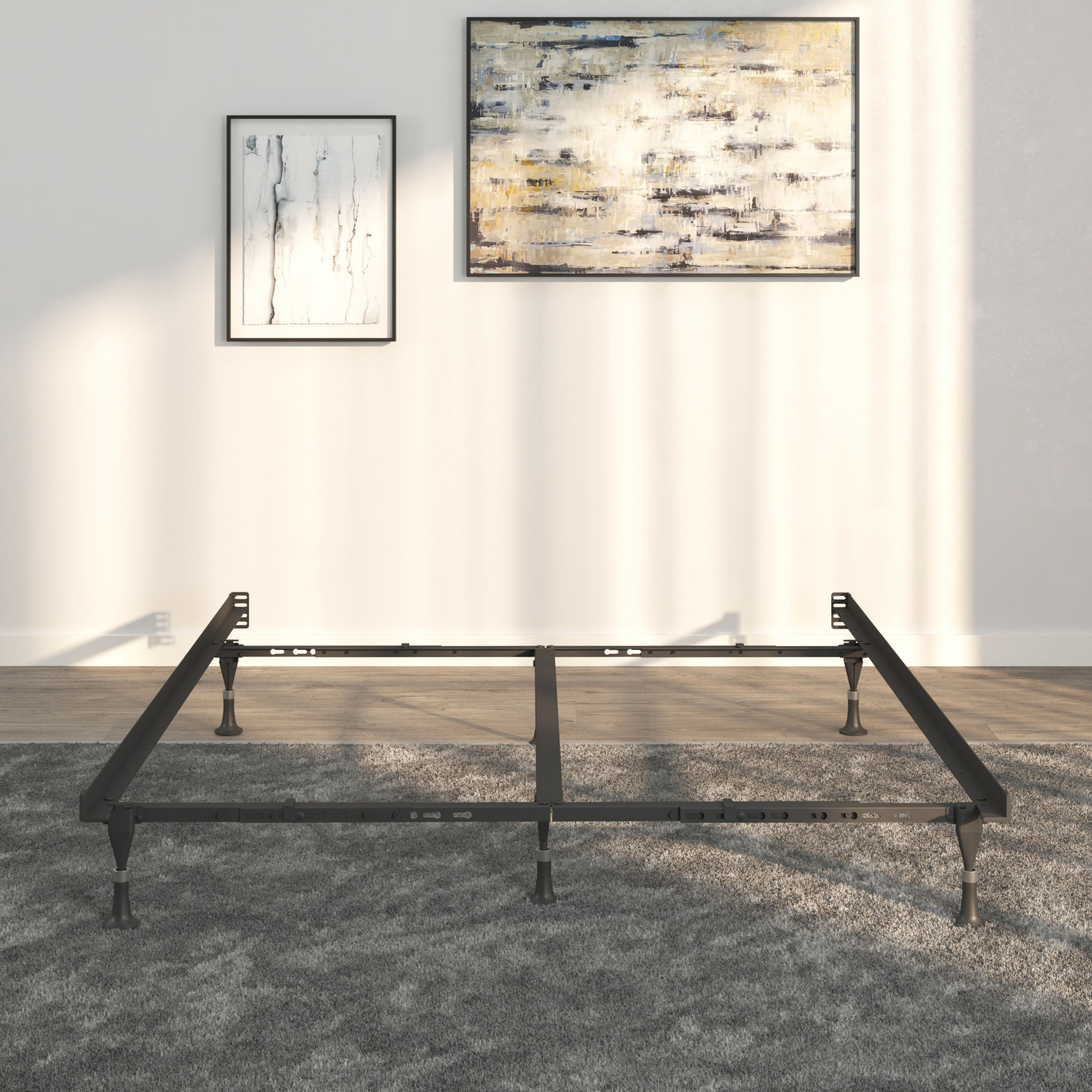 Home by Hollywood Lev-R-Lock - Bed Frame with Glides - Adjustable - 6 ...