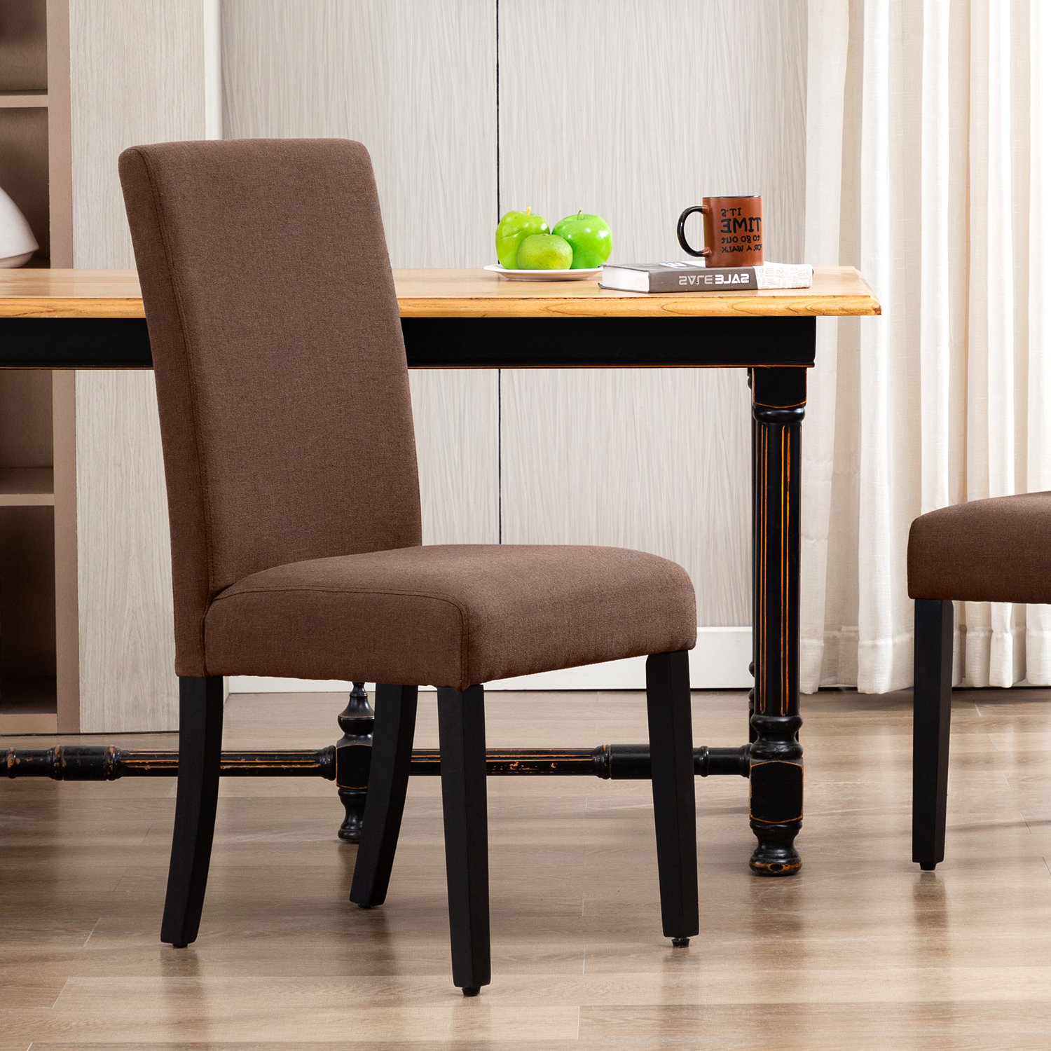 Lark Manor™ Alysen Linen Parsons Chair & Reviews | Wayfair