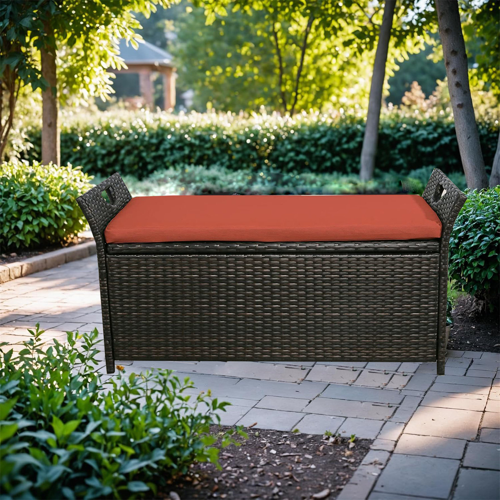 Blueoceannow Outdoor Storage Bench With Deck Box | Wayfair