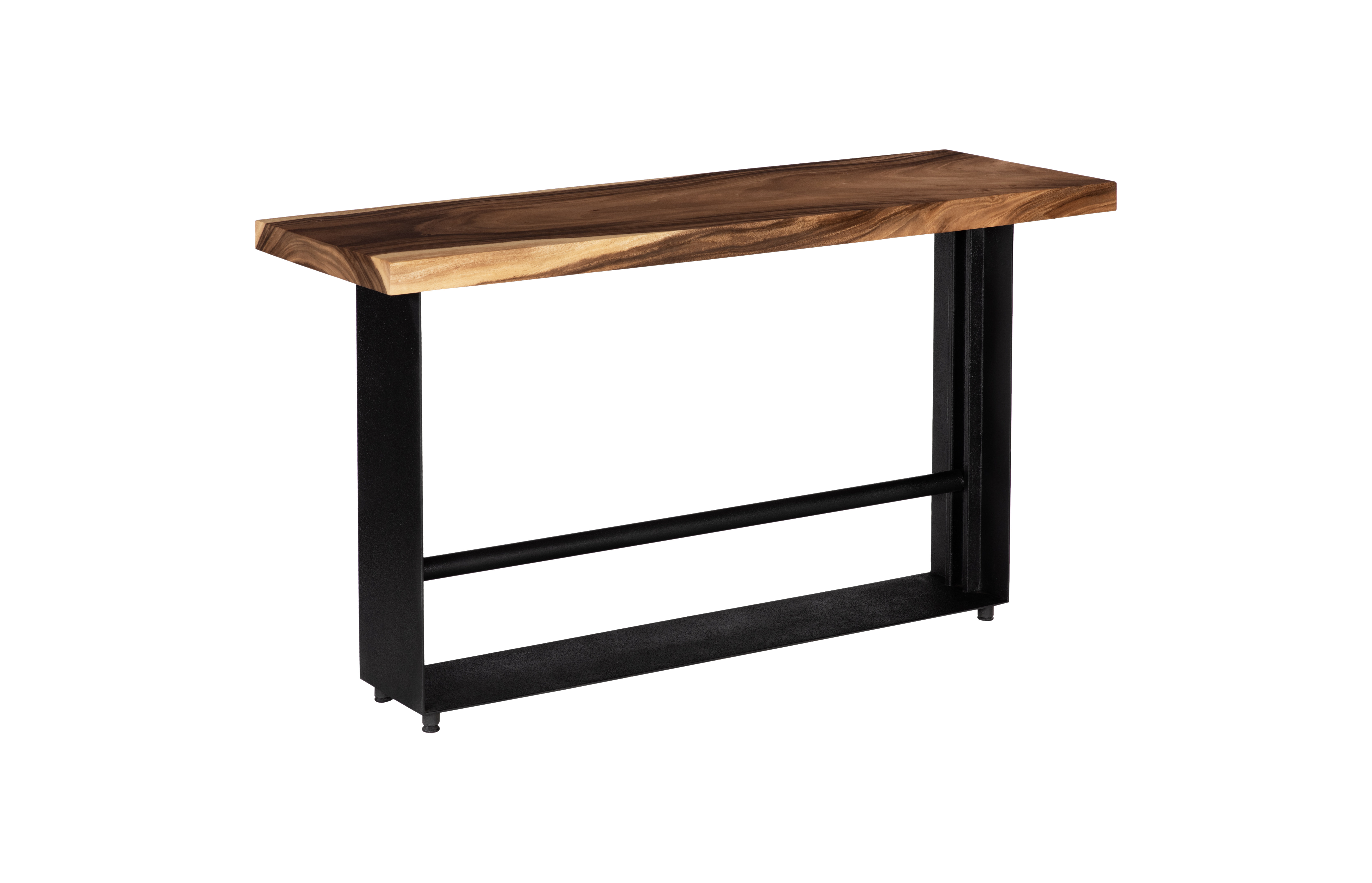 Phillips Collection Iron Frame Bar Table, Natural | Wayfair