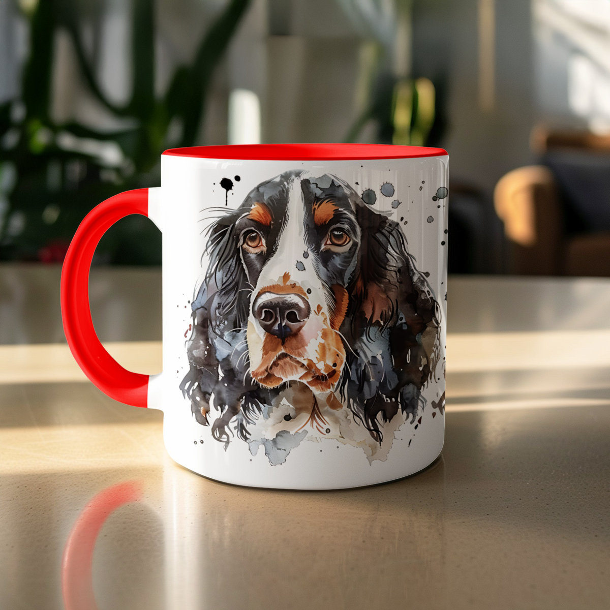 East Urban Home Set of 3 – 11oz Watercolour Boxer Dog Design Coffee Mug ...