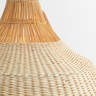 Rowabi Interiors Beatrice Rattan Flush Mount – Rattan & Natural Medium ...