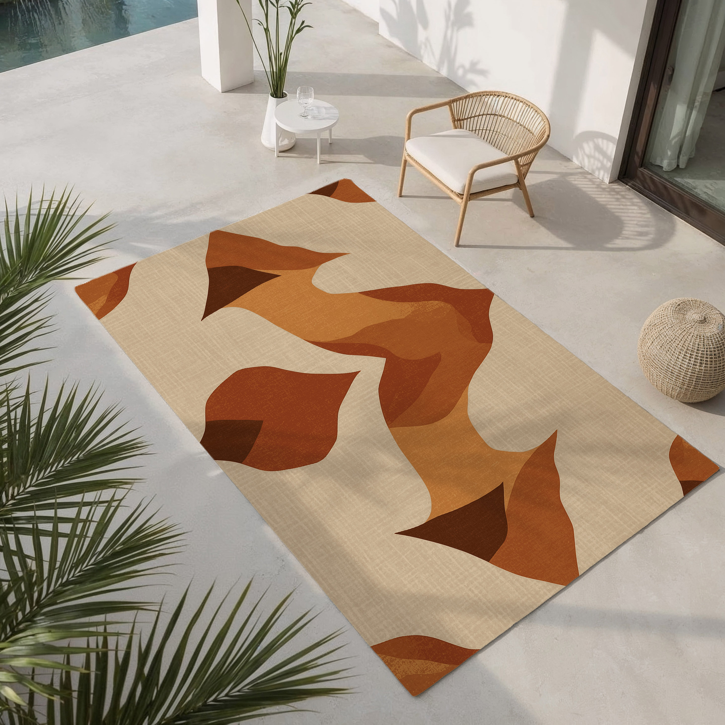 Union Rustic Midnight Oasis Indoor And Outdoor Area Rug - Wayfair Canada