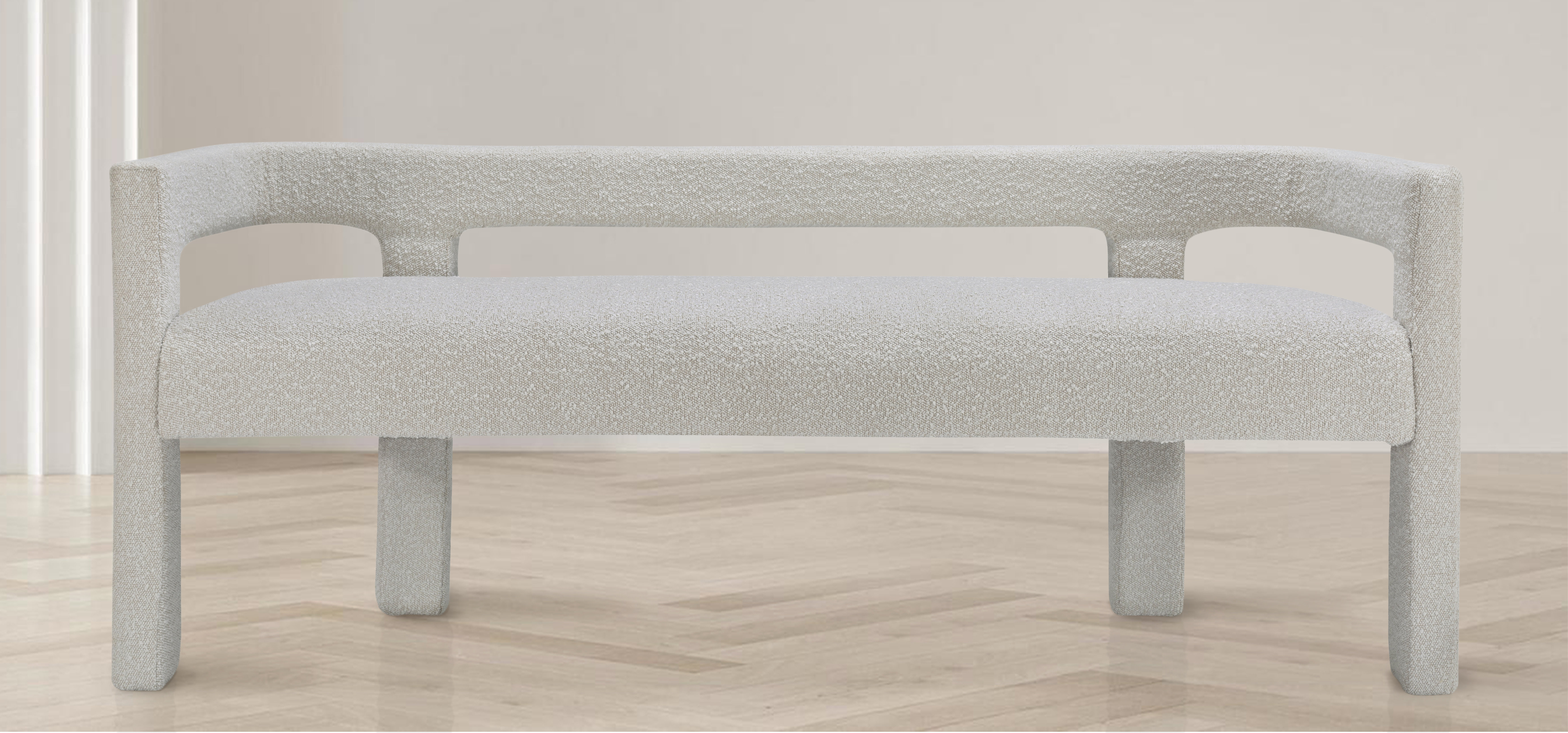 AllModern Marcella 67" Boucle Bench & Reviews - Wayfair Canada