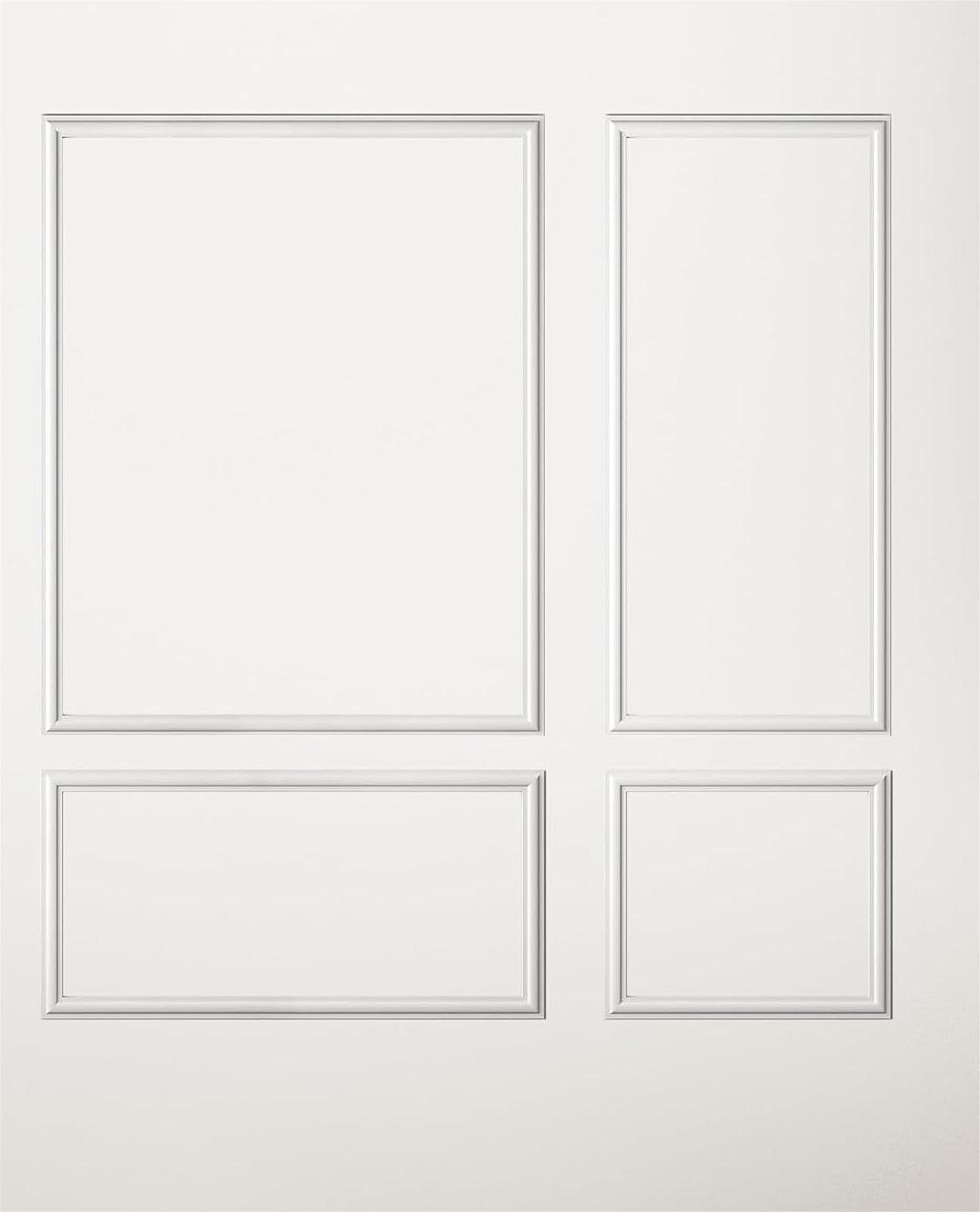THLYNSAM 3-Frame Pre-Cut Assembled Wainscot Trim Panels, Peel and Stick ...