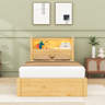 Lark Manor™ Platform Bed with Smart Storage Drawers and LED Light | Wayfair