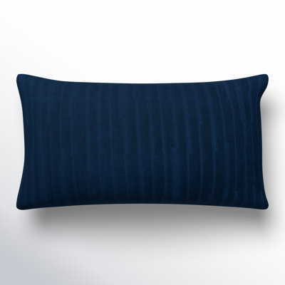 dark blue rectangle cushion