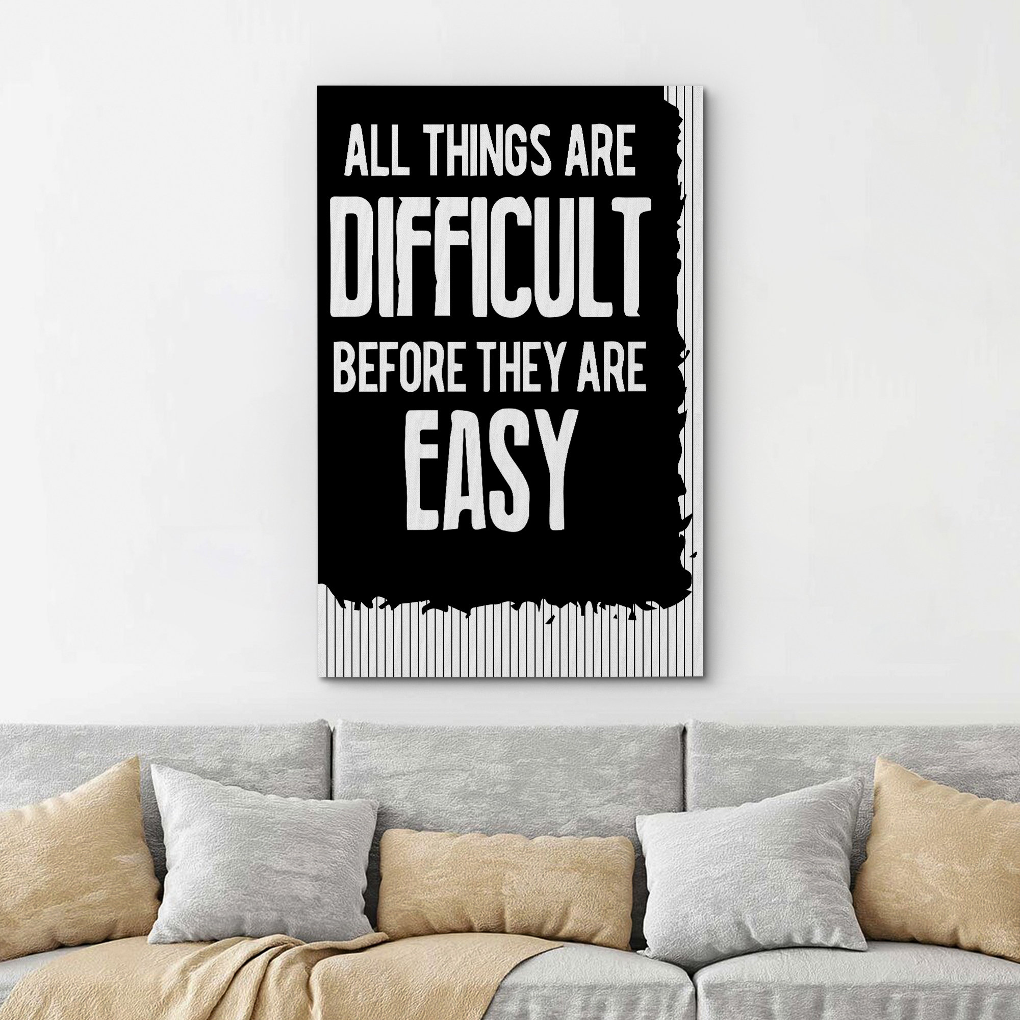 IDEA4WALL All Things Are Difficult Before They Are Easy | Wayfair
