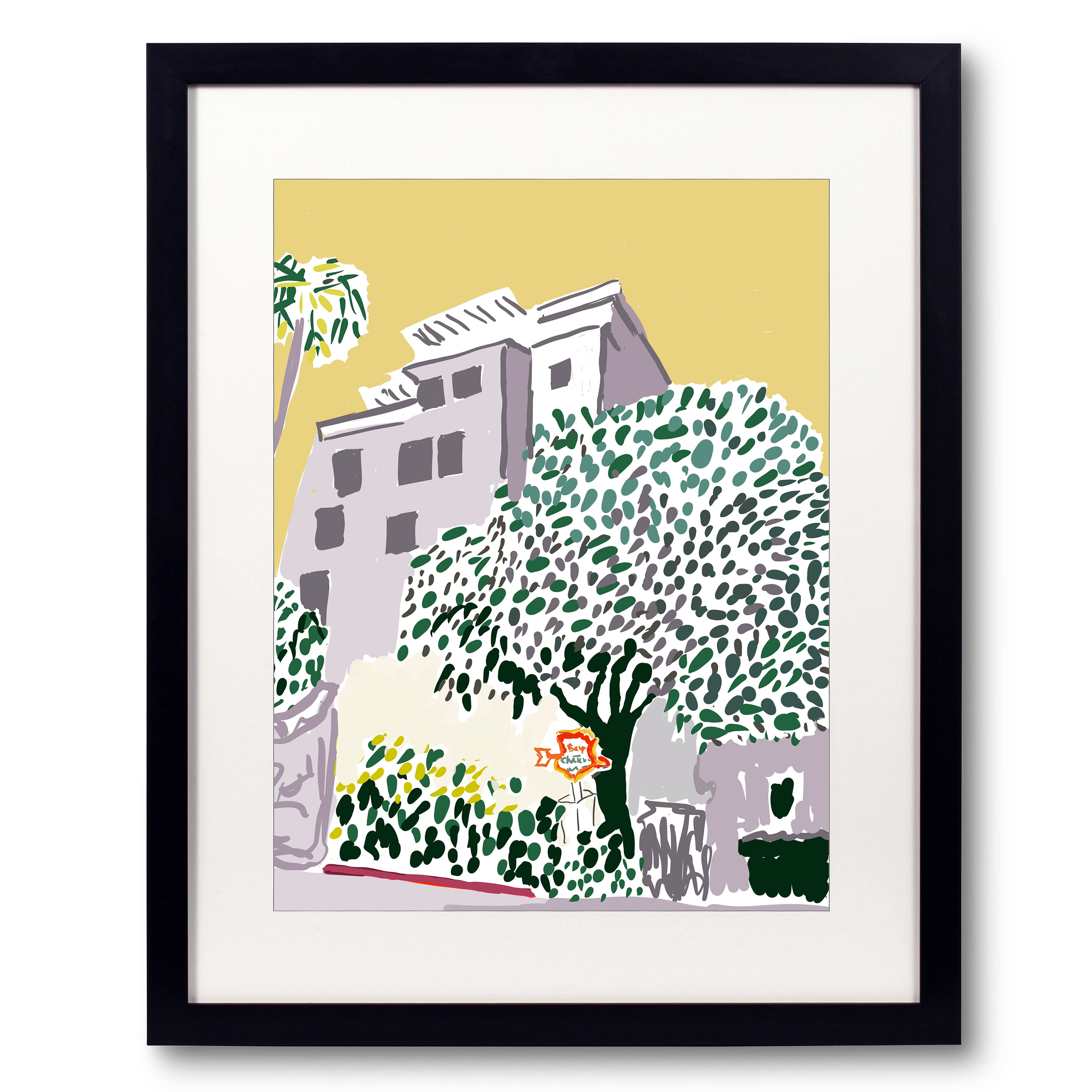Made & Curated Chateau Marmont by Deborah Blum - Picture Frame Graphic ...