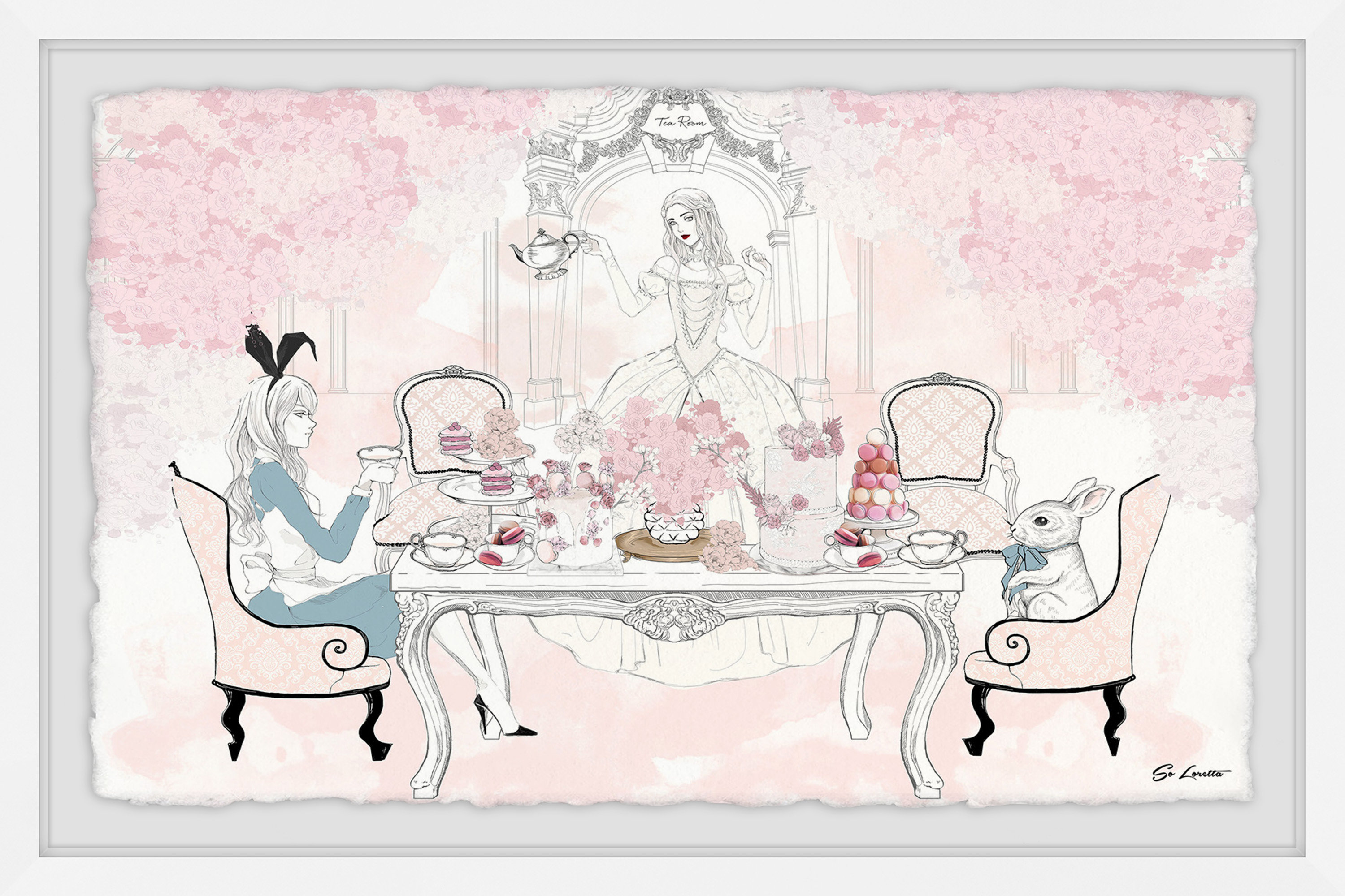 House of Hampton® White Queen Tea by Loretta So - Picture Frame ...