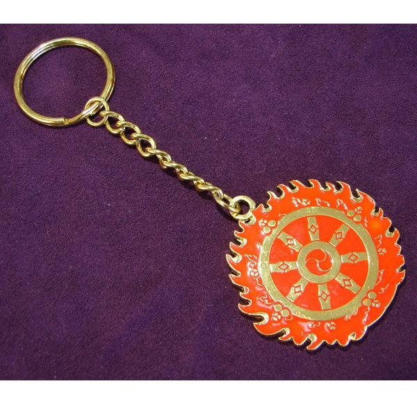 Feng Shui Import 2'' W Gold/Orange Key Chain - Wayfair Canada