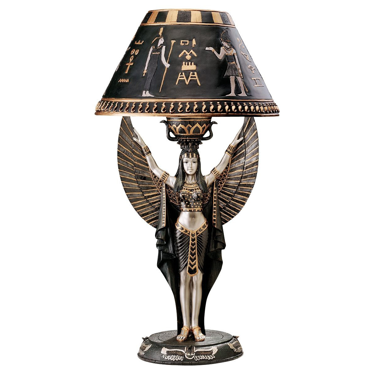 Design Toscano Isis Sculptural Table Lamp (Set of 2) | Wayfair
