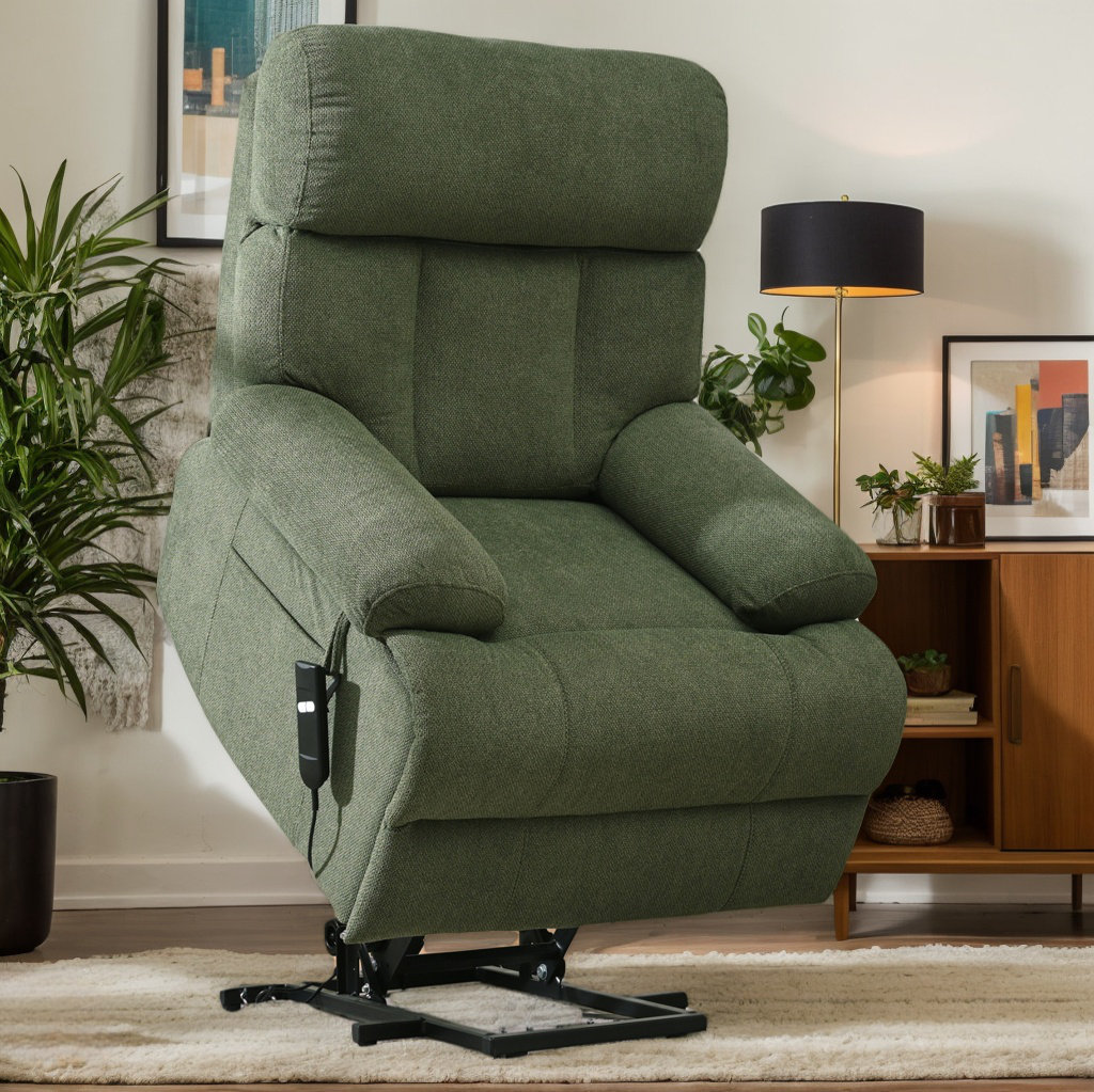 Latitude Run® Oversized Power Lift Recliner Chair For Elderly, Electric ...