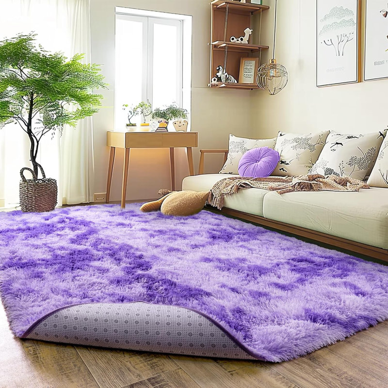 Mercer41 Ultra Fluffy Fuzzy Area Rug | Wayfair