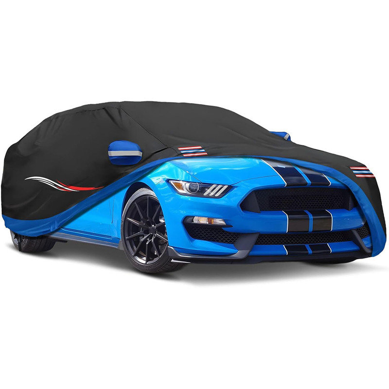 ZILNOX Full Car Cover Custom Fit for Ford Mustang 1994-2025, Heavy Duty ...