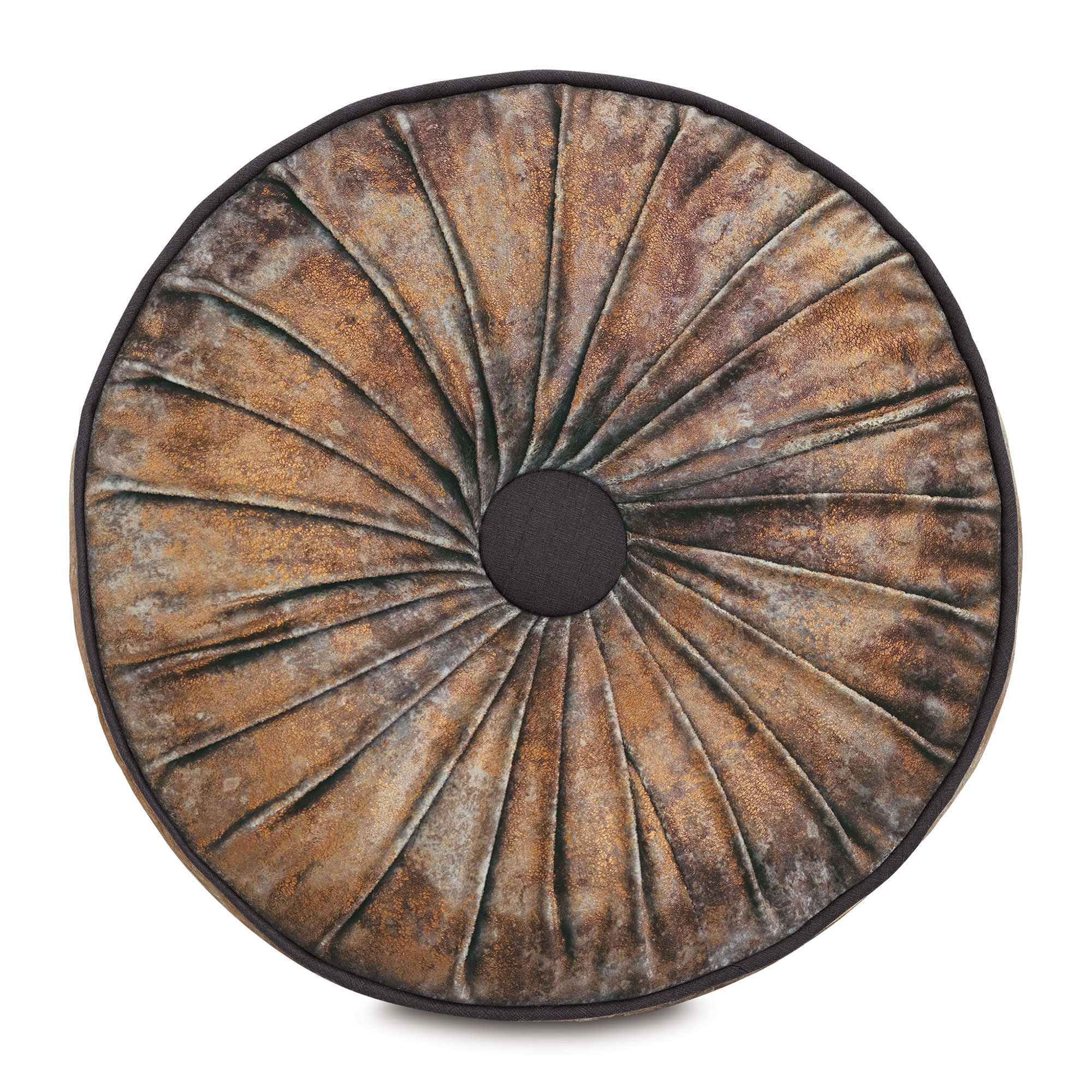 Eastern Accents Priscilla Polyester Throw Circular Pillow Cover ...