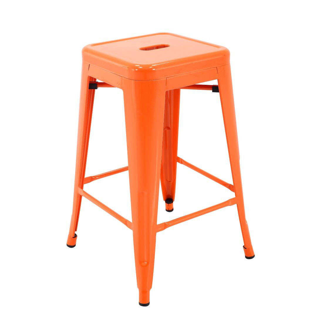Williston Forge Wray Stackable Metal Counter 24" Patio Bar Stool ...