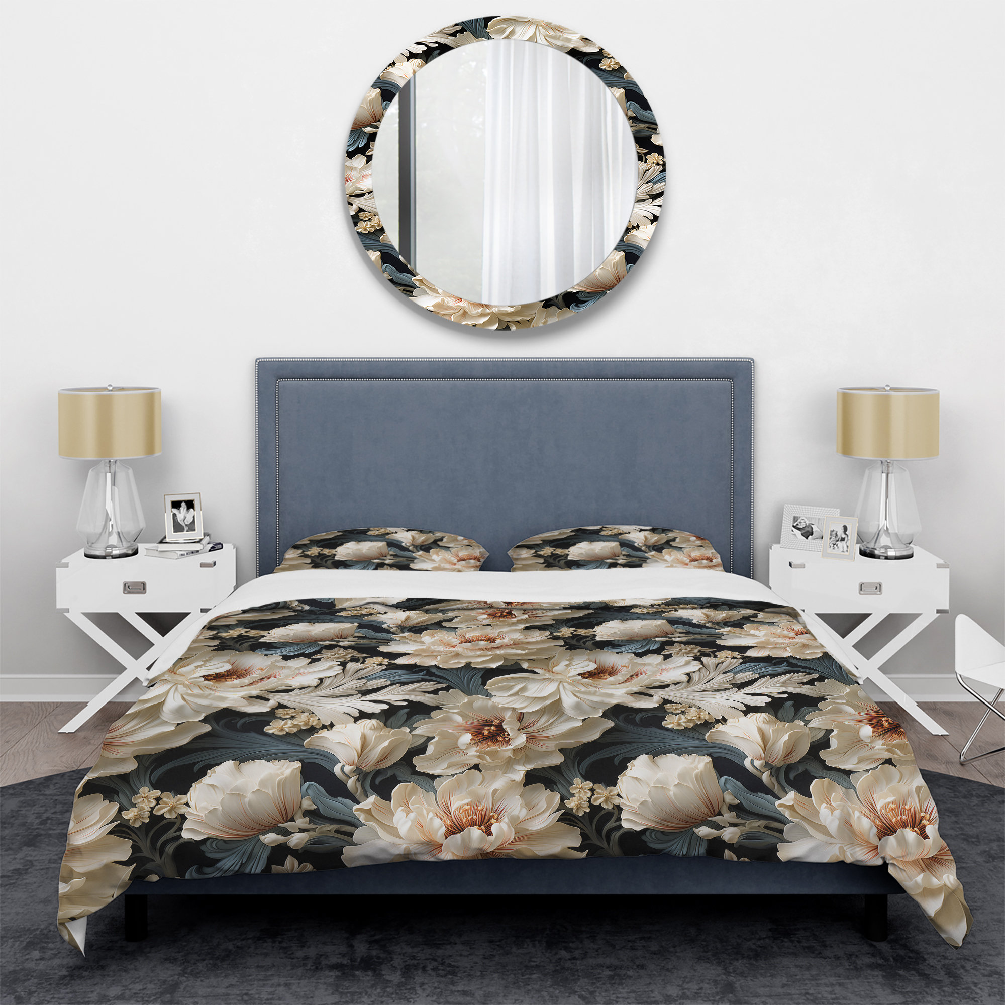 Design Art Urban Victorian Splendor Victorian Pattern X Duvet Cover Set ...