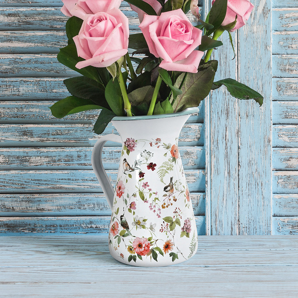 August Grove® Claiden Metal Table Vase | Wayfair