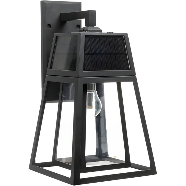 Co-t Gama Sonic Aria Solar Outdoor Wall Light, Durable Cast Aluminum ...