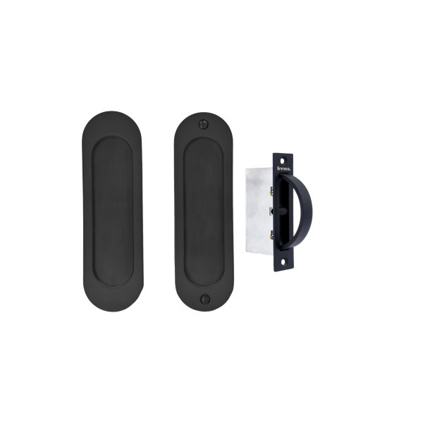 Linnea Pocket Door Hardware Passage Set with Edge Pull | Perigold