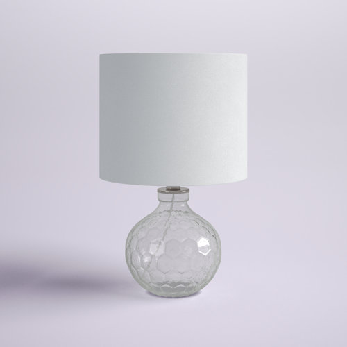 Glass Glass & Clear Table Lamps You'll Love | Wayfair
