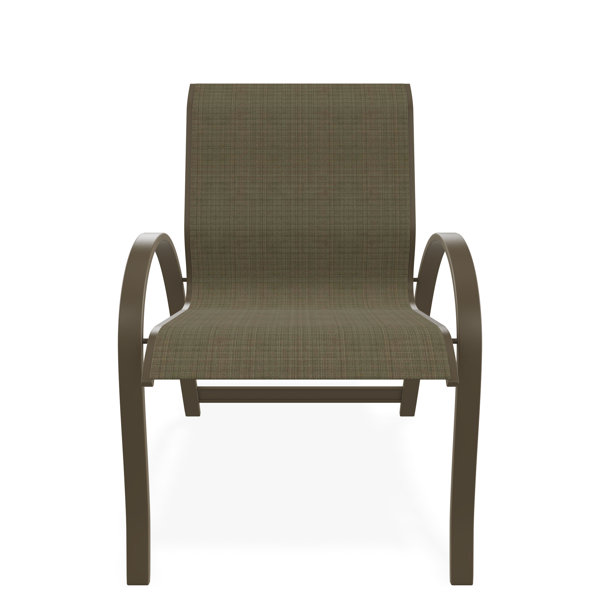 Telescope Casual Aruba II Sling Aluminum Frame Stacking Arm Chair ...