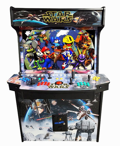 N2fun Mame/Hyperspin 4K Star Wars 4-Player Upright Arcade Game | Wayfair