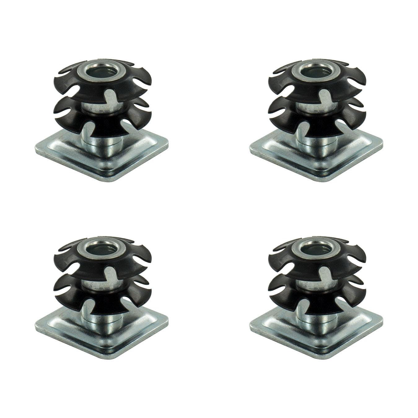 Outwater Industries Double Star Threaded Caster Insert | Heat Treated ...