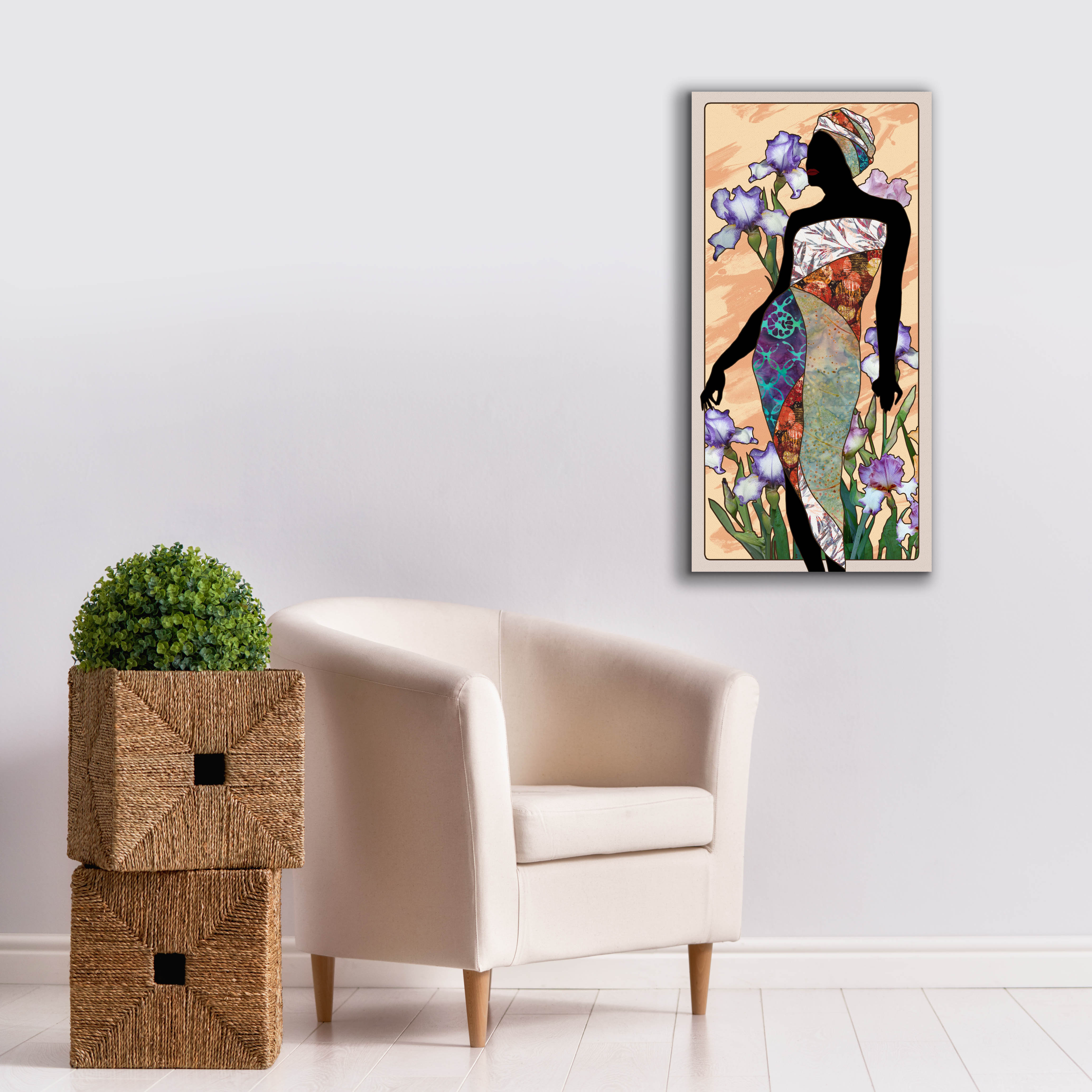Dakota Fields 'Cosmopolitan Woman 1' by Alonzo Saunders Canvas Wall Art ...