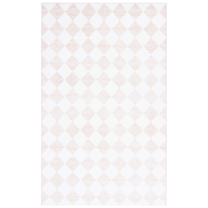 Gracie Oaks Janill Clara Performance Machine Washable Geometric Rug ...