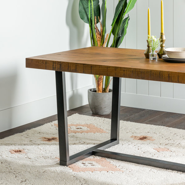 Union Rustic Amarapal Solid Wood Dining Table & Reviews | Wayfair