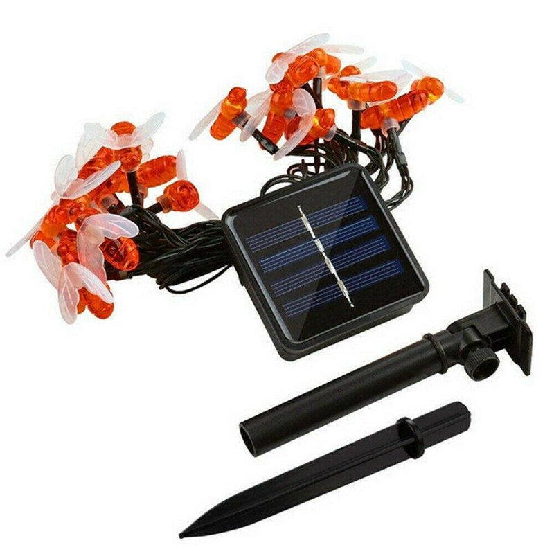 Arlmont & Co. Dasany 2' LED Solar Powered 30 - Bulb Mini String Light ...