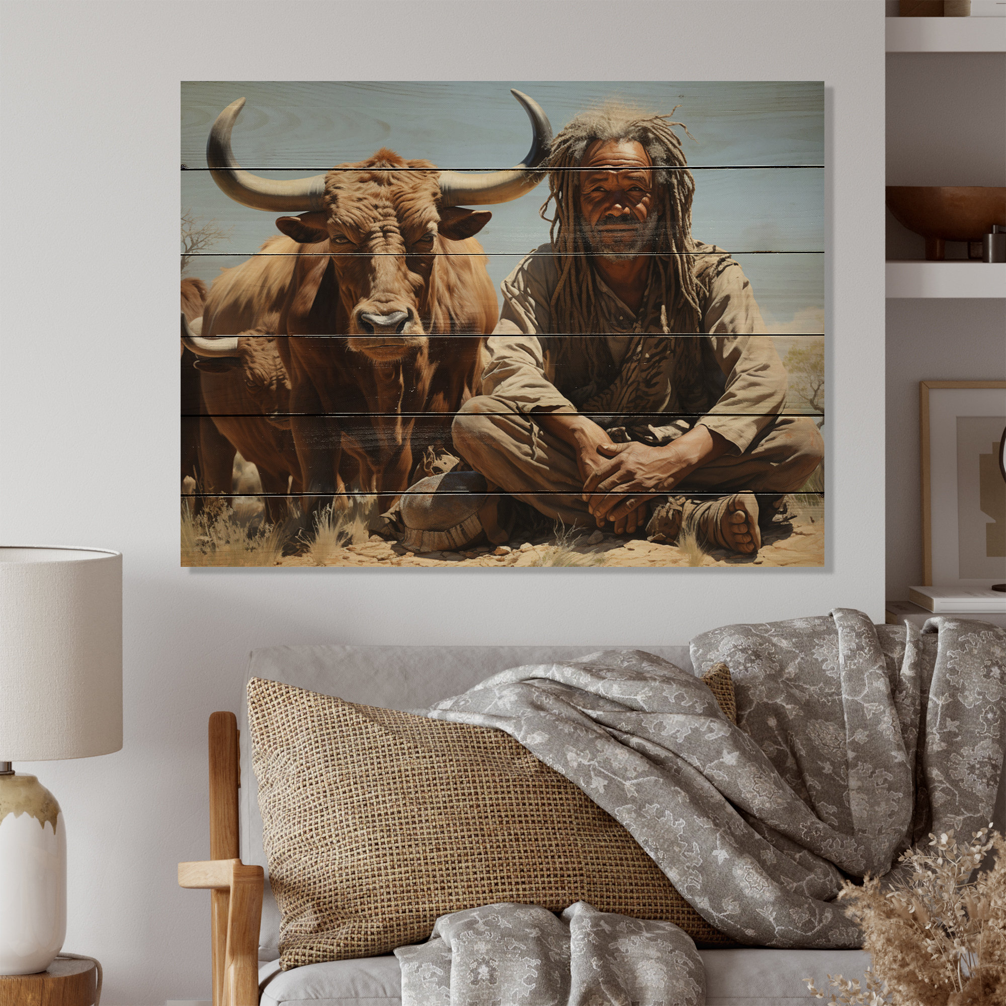 Foundry Select African Tribes Himba Nomadic II On Wood Print | Wayfair