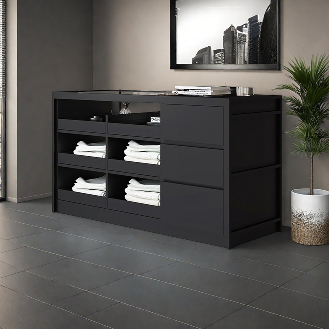 RESROS Light luxury style center island display cabinet | Wayfair