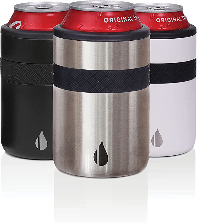Elemental Regular Can Cooler, Triple Wall Stainless Steel Insulated ...
