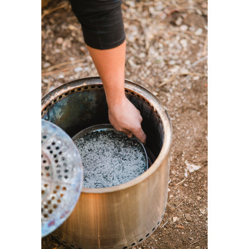 Solo Stove Ranger 15.25" H x 15" W Stainless Steel Wood Burning Outdoor ...