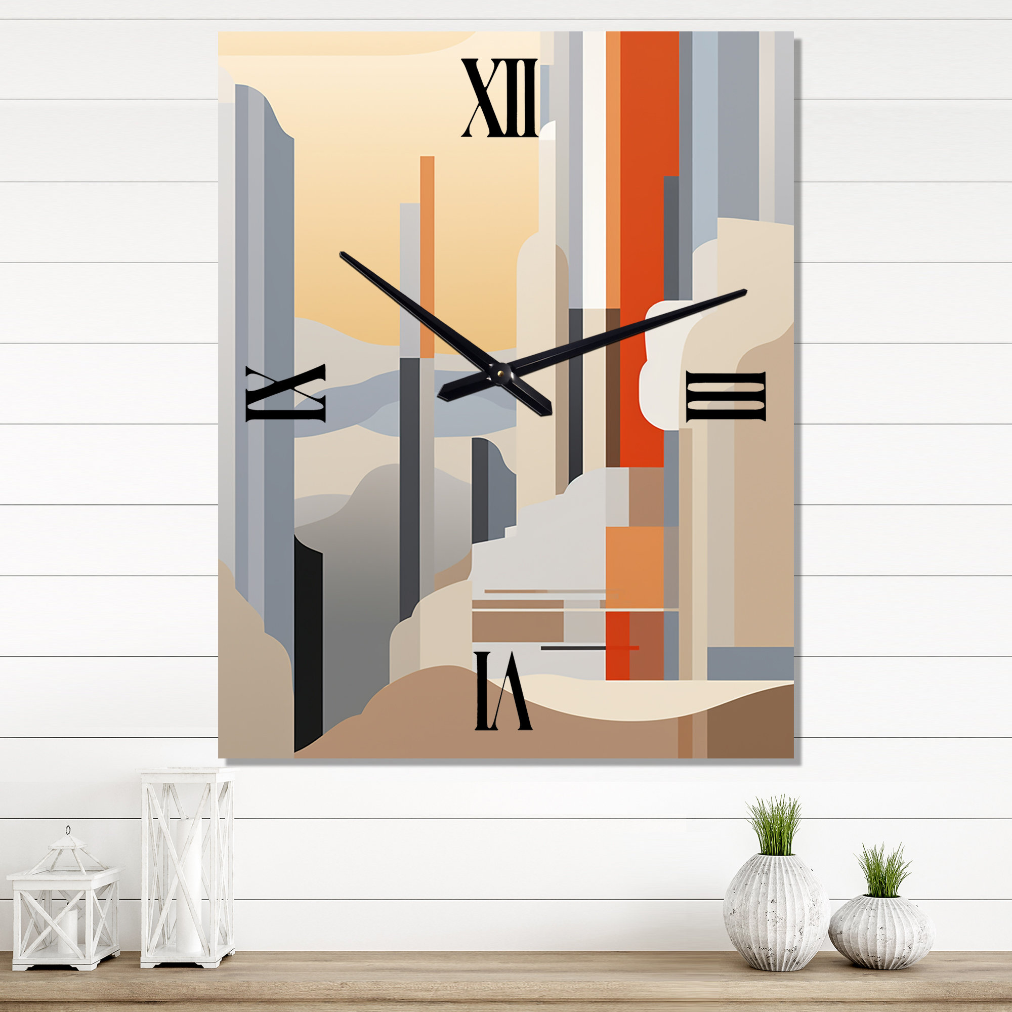 Ivy Bronx Canyon De Stijl Inspired Lansdcape II - Canyon Wall Clocks ...