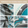 Nanshing America, Inc Avalon 16 Piece Microfiber Modern Bedding Set ...