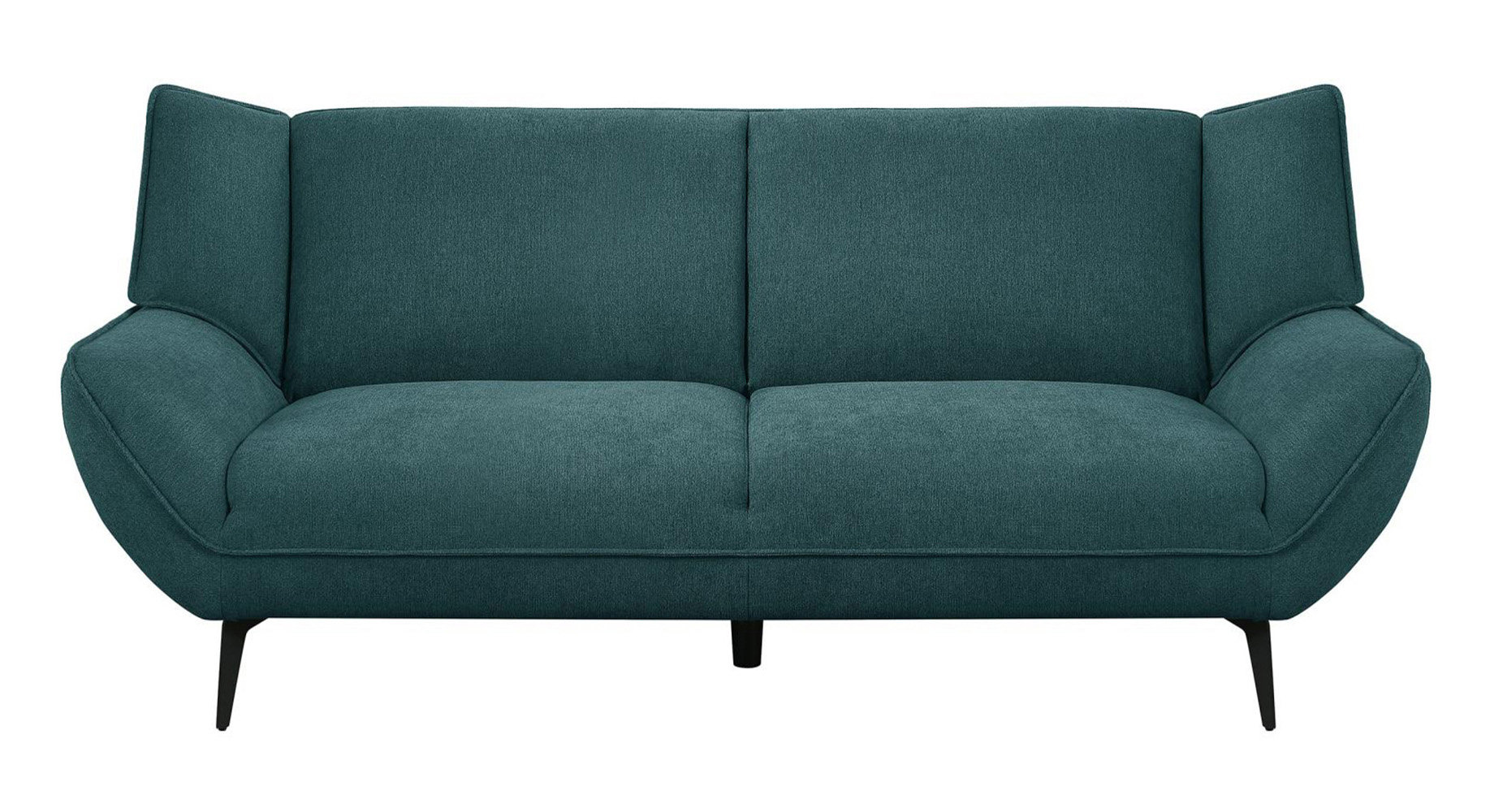 Brayden Studio® Gredel Teal Blue Flared Arm Sofa | Wayfair