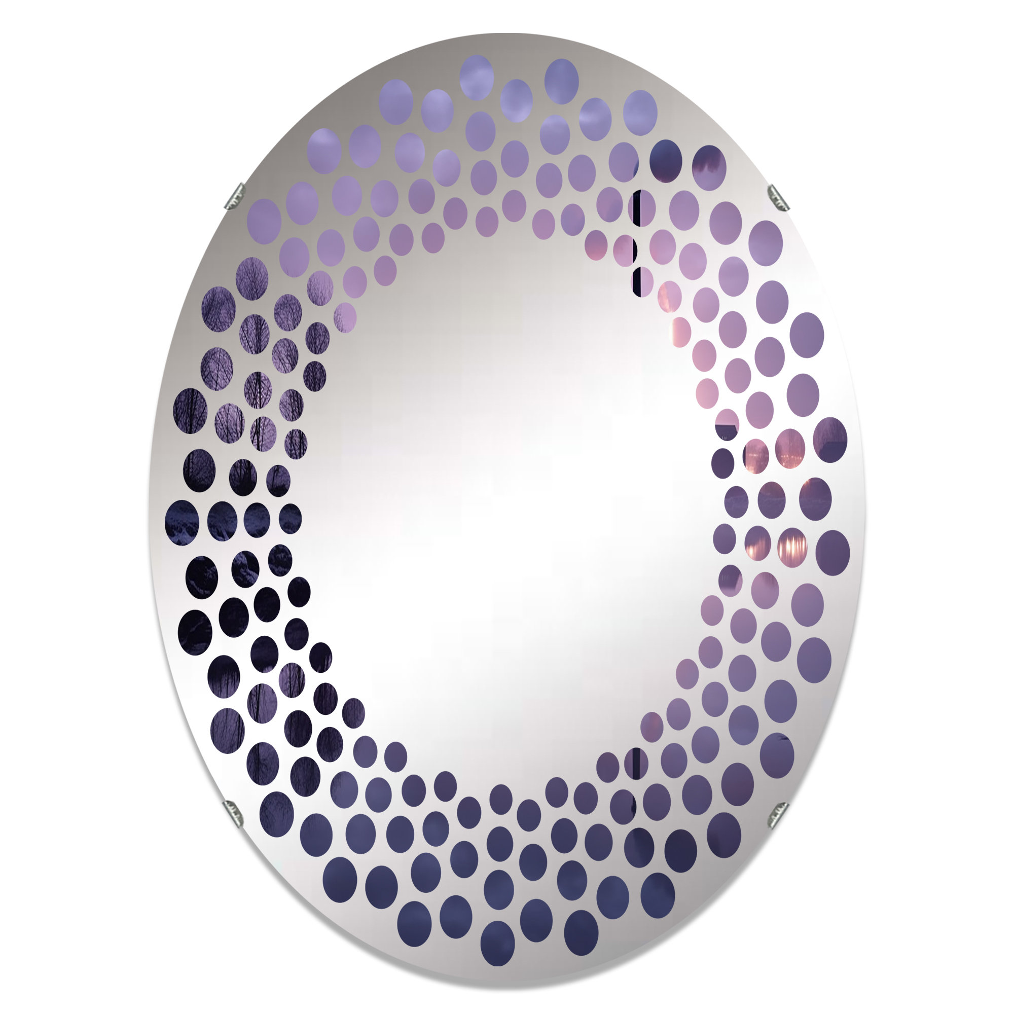 East Urban Home Nine Mirror | Wayfair