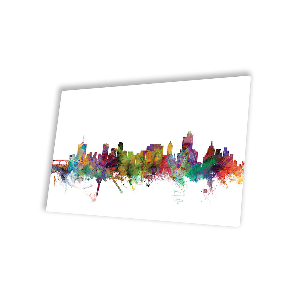 iCanvas Tulsa, Oklahoma Skyline Print On Acrylic Glass | Wayfair