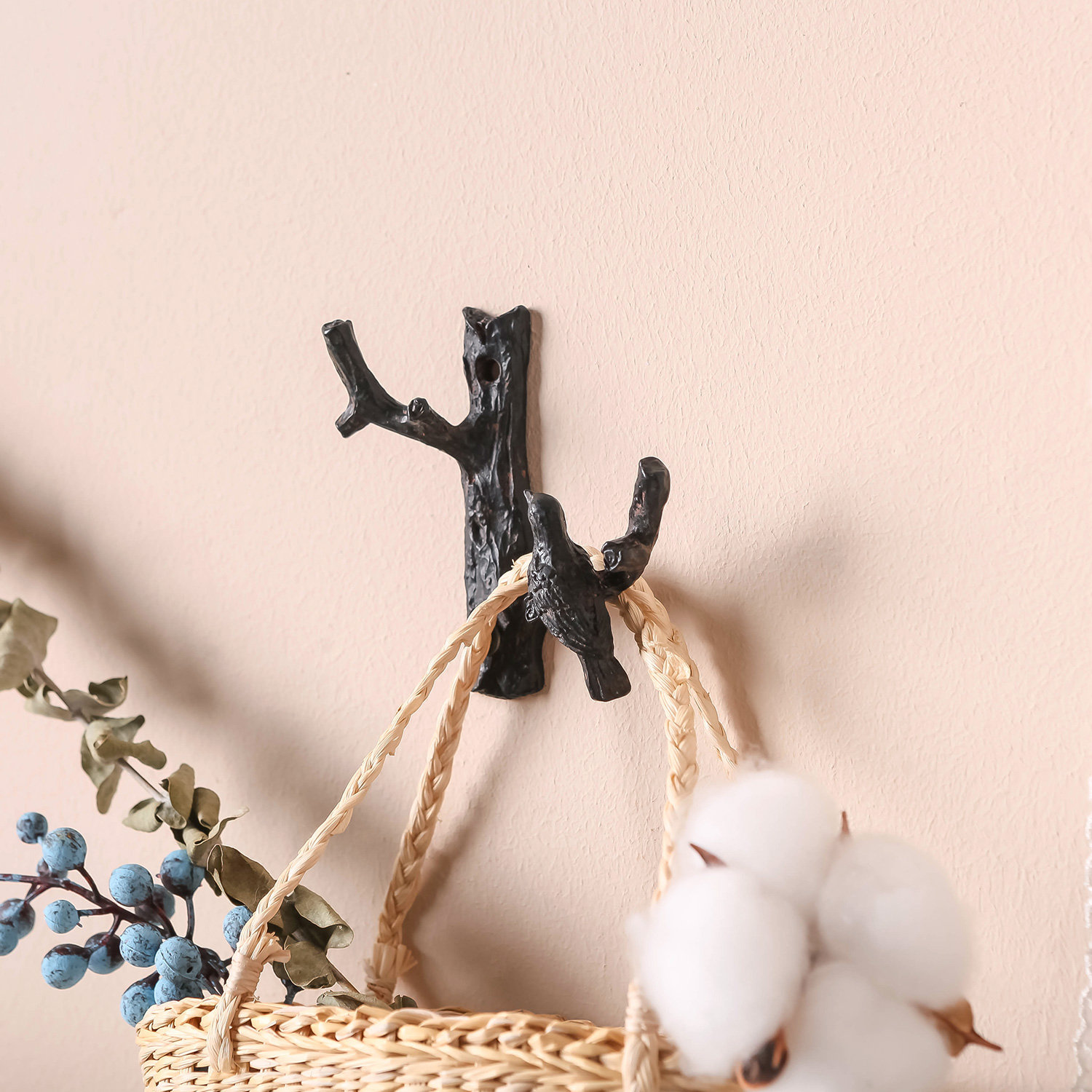 August Grove® Krew Iron 2-Hook Wall Mounted Over the Door Wall Hook ...