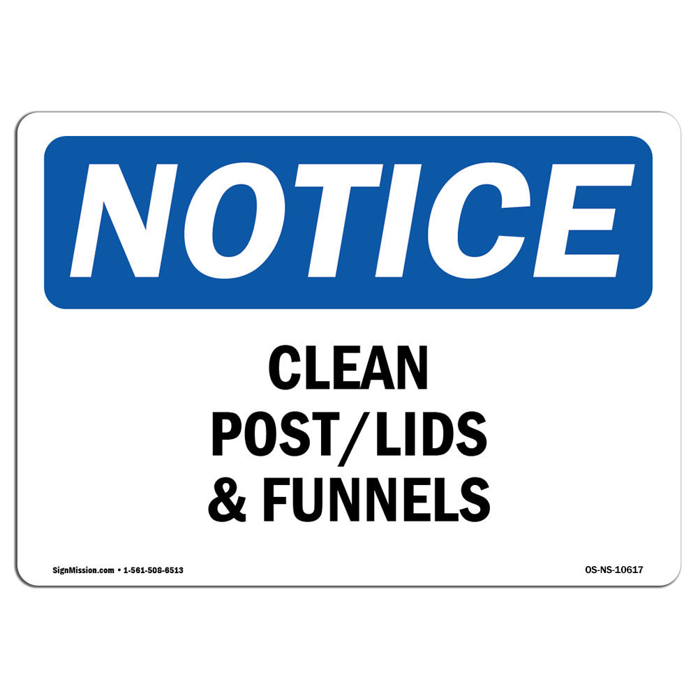 SignMission Clean Pots Lids and Funnels Sign | Wayfair