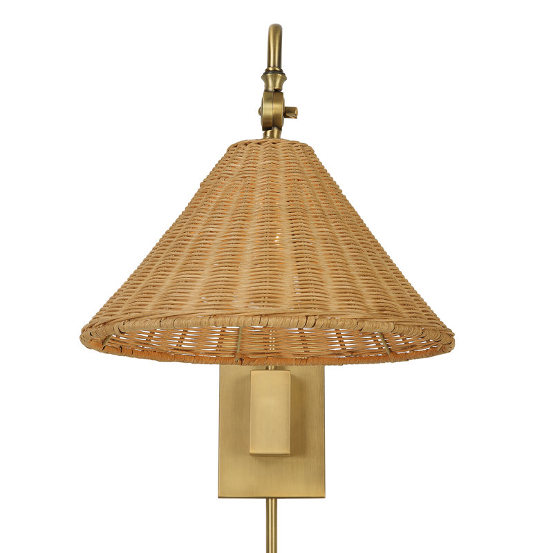 Birch Lane™ Vonetta Steel Plug-in Swing Arm Sconce | Wayfair